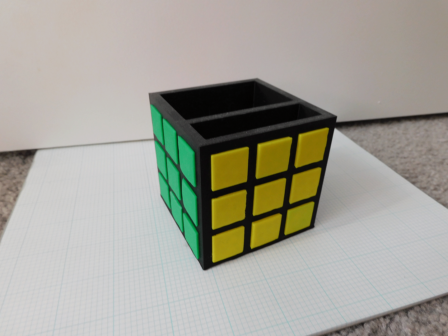 Rubix Cube Pencil Holder – Zachary D. Santoro